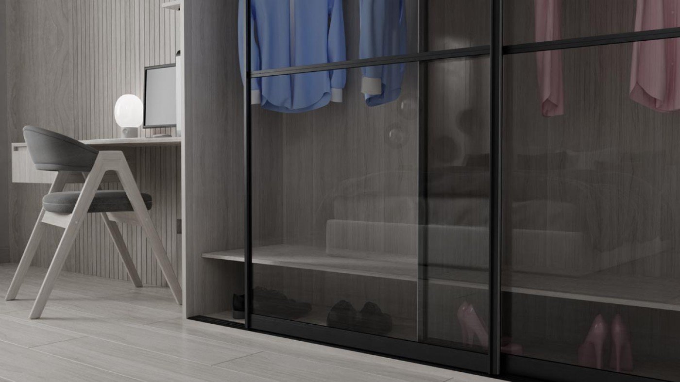 Dormi Doors & Interiors Inc. | Aluminum Sliding Door System for Closet ...